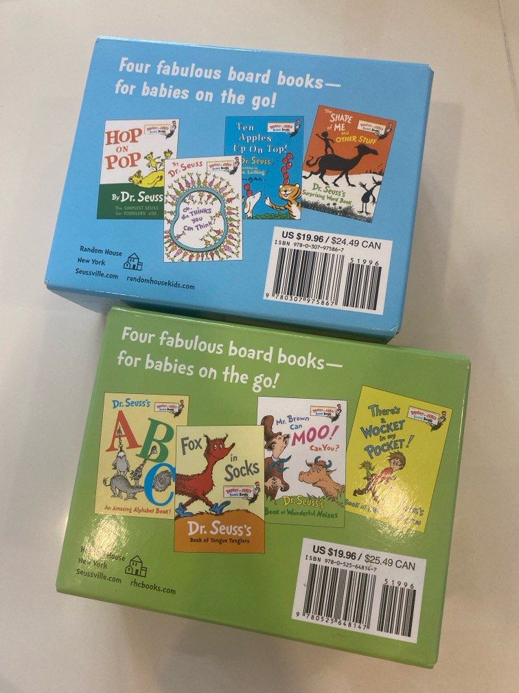 Box set of Bright & Early Board Books by Dr Seuss, Hobbies & Toys ...