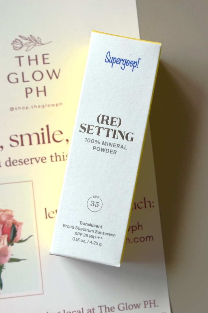 BRAND NEW SUPERGOOP! Resetting 100% Mineral Powder SPF 35 PA+++ 4.25G ...