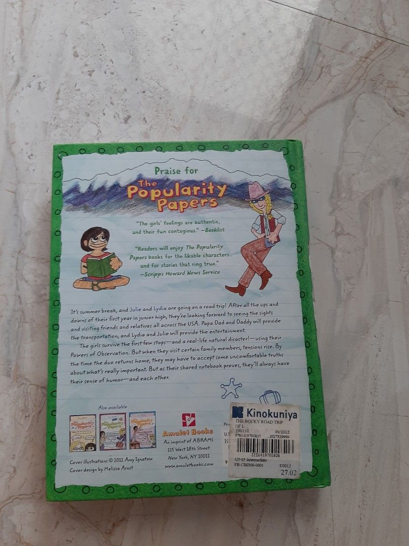 Buku the popularity papers the rocky road trip of, Buku & Alat Tulis ...