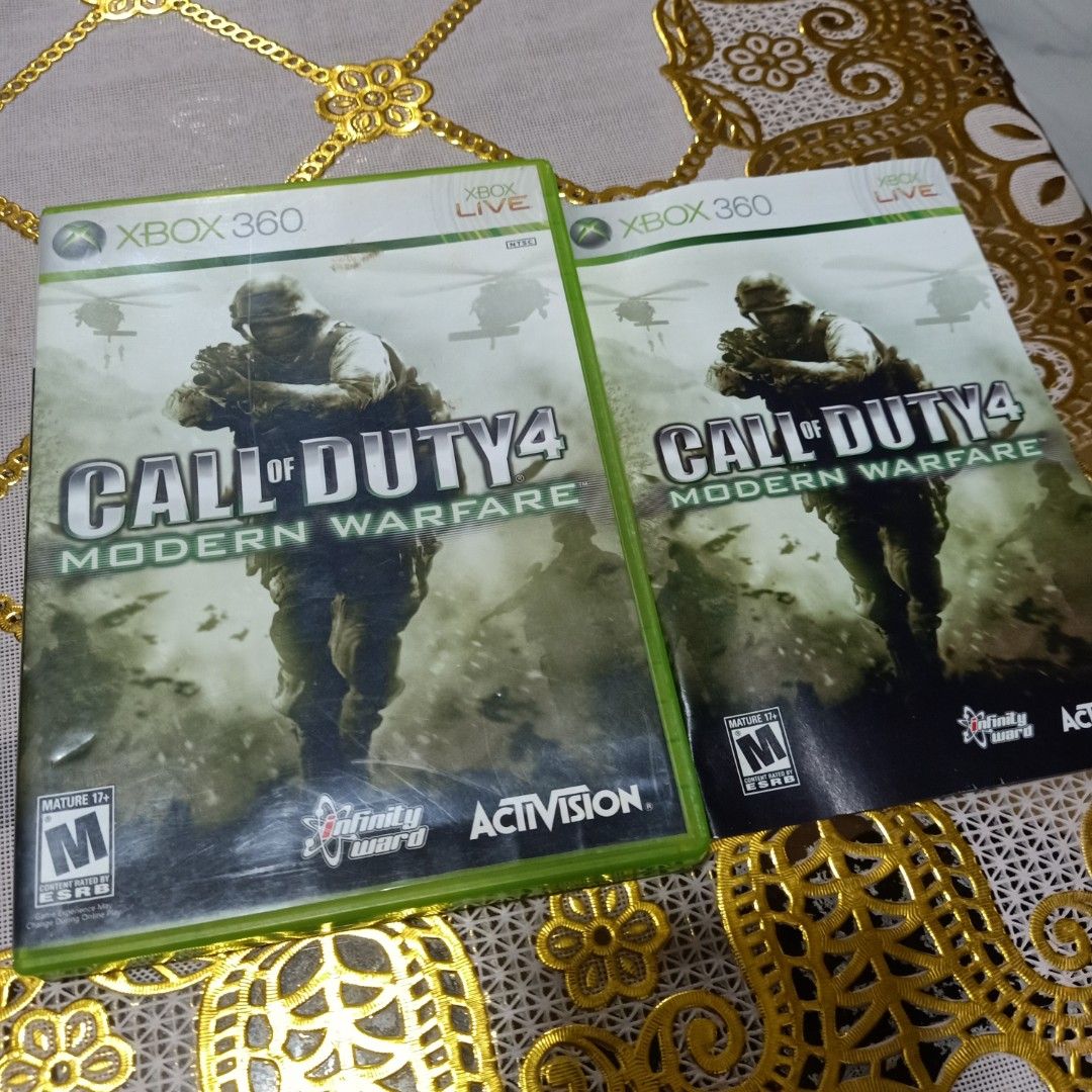 Call of duty 4 xbox 360, Video Gaming, Video Games, Xbox on Carousell