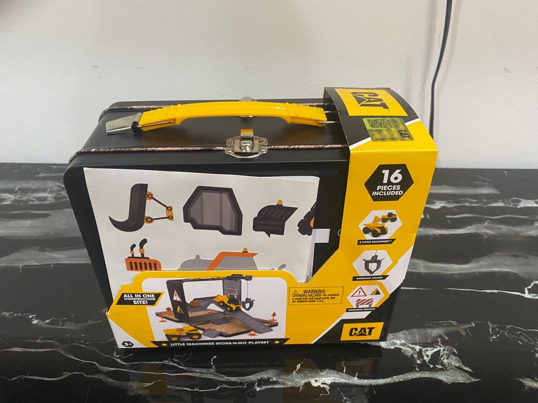 CAT Little Machines Store N Go Construction Playset with Travel Case ...