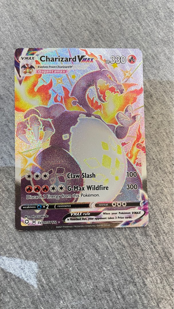 Charizard vmax, Hobbies & Toys, Memorabilia & Collectibles, Vintage ...