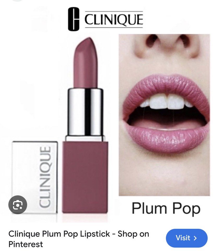 Clinique Pop™ Lip Colour + Primer in Plum Pop, Beauty & Personal Care ...