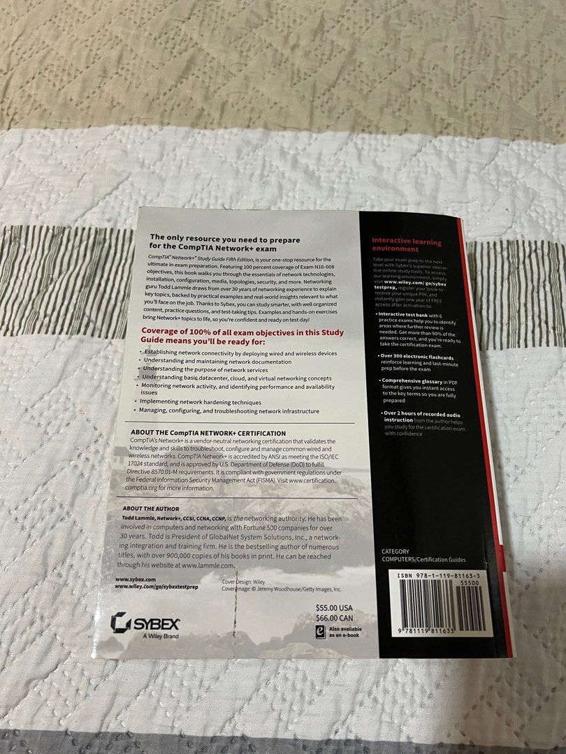 CompTIA Network + Study Guide (Exam N10-008), Hobbies & Toys, Books ...