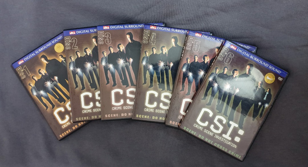 CSI: The Complete First Season DVD set (6 Discs), Hobbies & Toys, Music ...