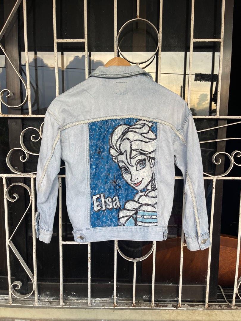 Disney Frozen Denim Jacket, Babies & Kids, Babies & Kids Fashion on ...