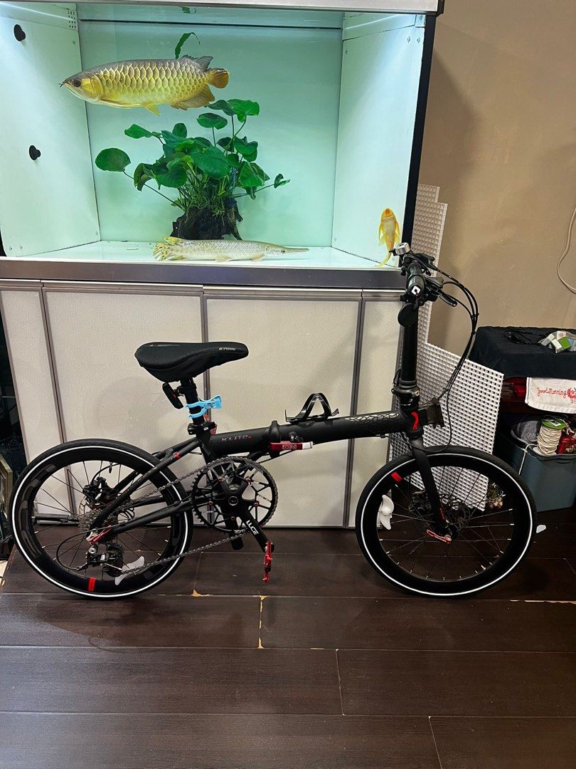 Element FoldX X-Lite 11 Speed Matte Grey Red Racing Foldable ...