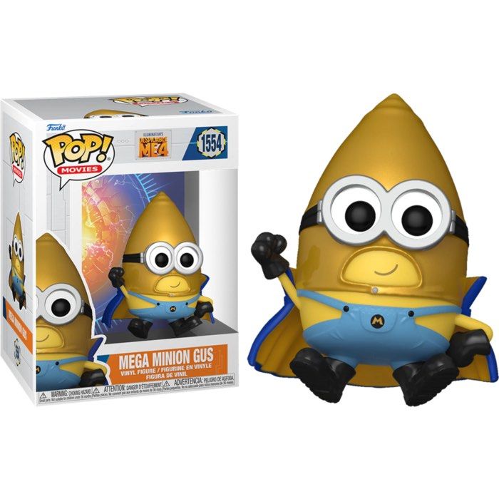 Funko Pop! Movies: Despicable Me 4 - Mega Minion Dave #1553/Mega Minion ...