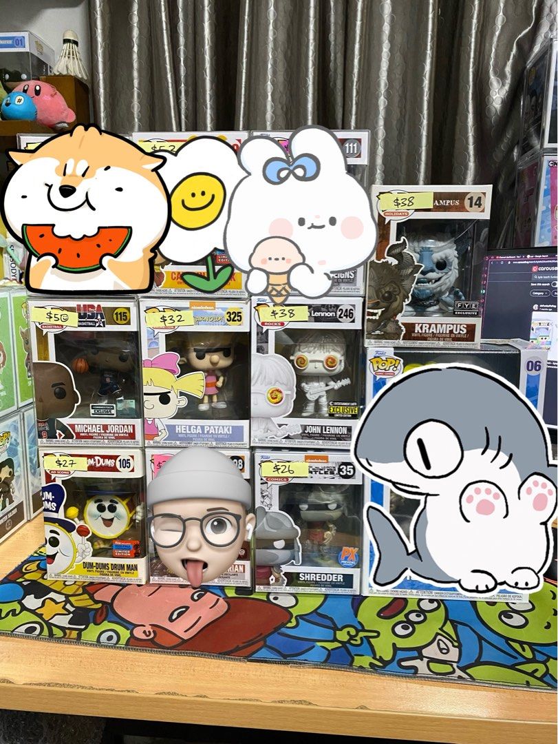 Funko Pops - Krampus Frozen | Helga Hey Arthur | John Lennon ...