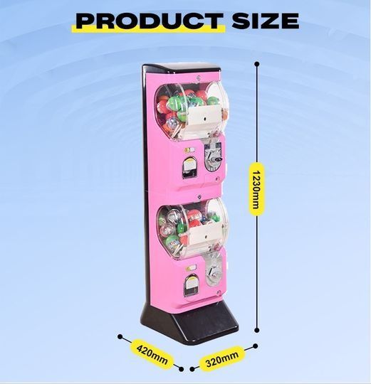 Giant Gumball Machine Three Layer Vending Machine, Hobbies & Toys, Toys ...