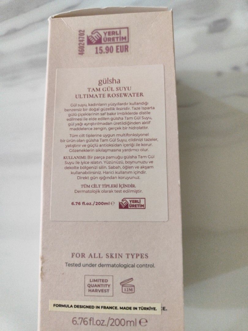 Gulsha ultimate rosewater, Beauty & Personal Care, Face, Face Care on ...