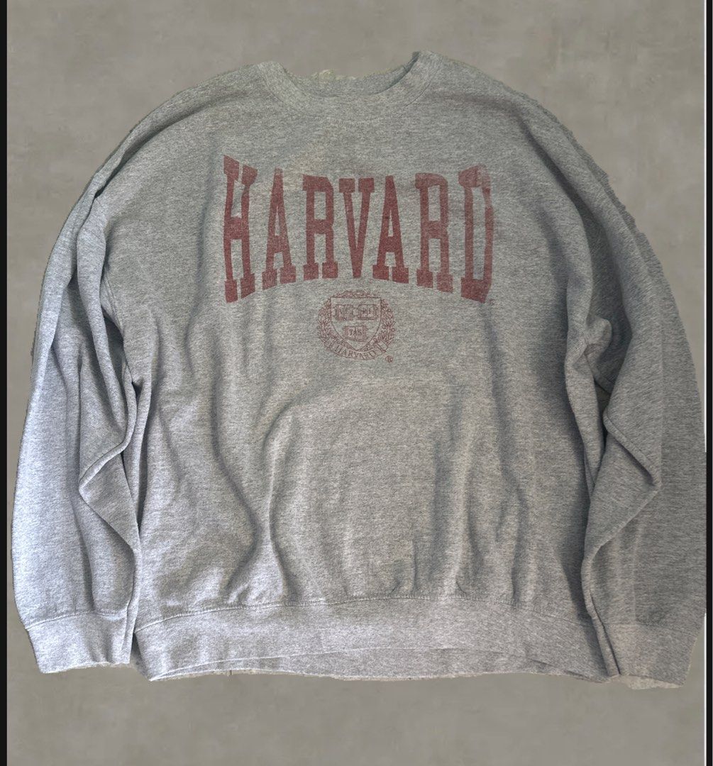 Harvard Sweater, Men's Fashion, Coats, Jackets and Outerwear on Carousell