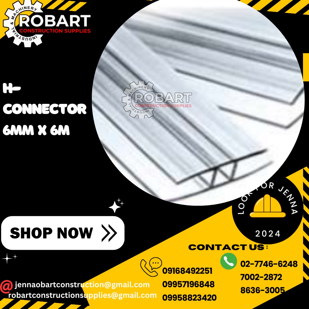 H-CONNECTOR 6MM X 6M, Commercial & Industrial, Construction Tools ...