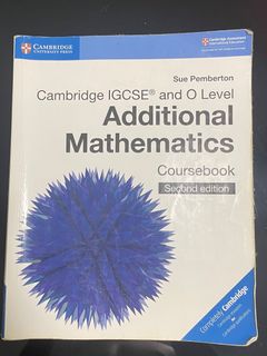 IGCSE 0580 Mathematics textbook, Hobbies & Toys, Books & Magazines ...