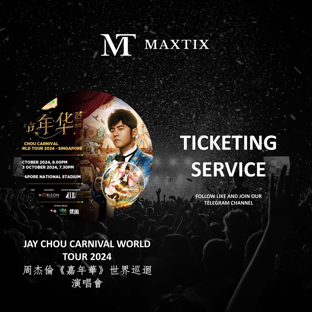Jay Chou Carnival 嘉年华 World Tour, Tickets & Vouchers, Event Tickets on ...