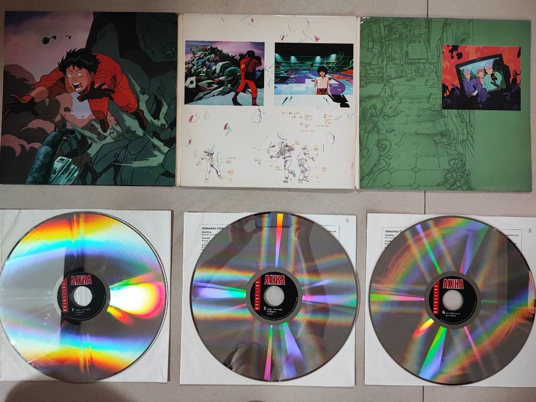 LD 鐳射影碟 亞基拉 AKIRA - The Criterion Collection 電影 一套三隻 LD 雷射光碟 #自用碟, 興趣及 ...