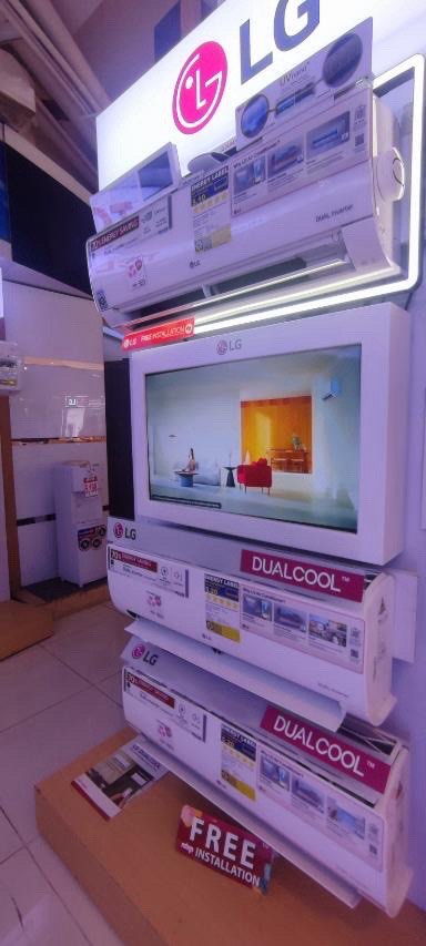 LG SPLIT TYPE INVERTER AIR CONDITIONER (FREE INSTALL), TV & Home Appliances, Air Conditioning ...