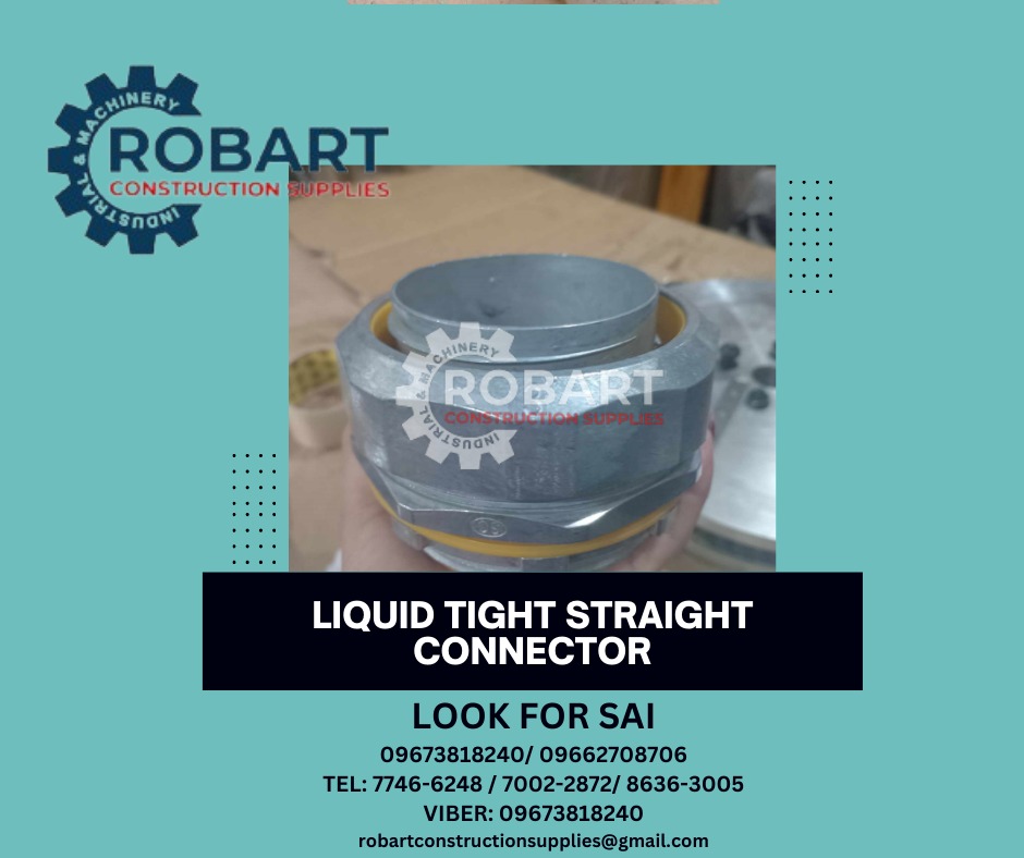 Liquid Tight Straight Connector, Commercial & Industrial, Construction ...