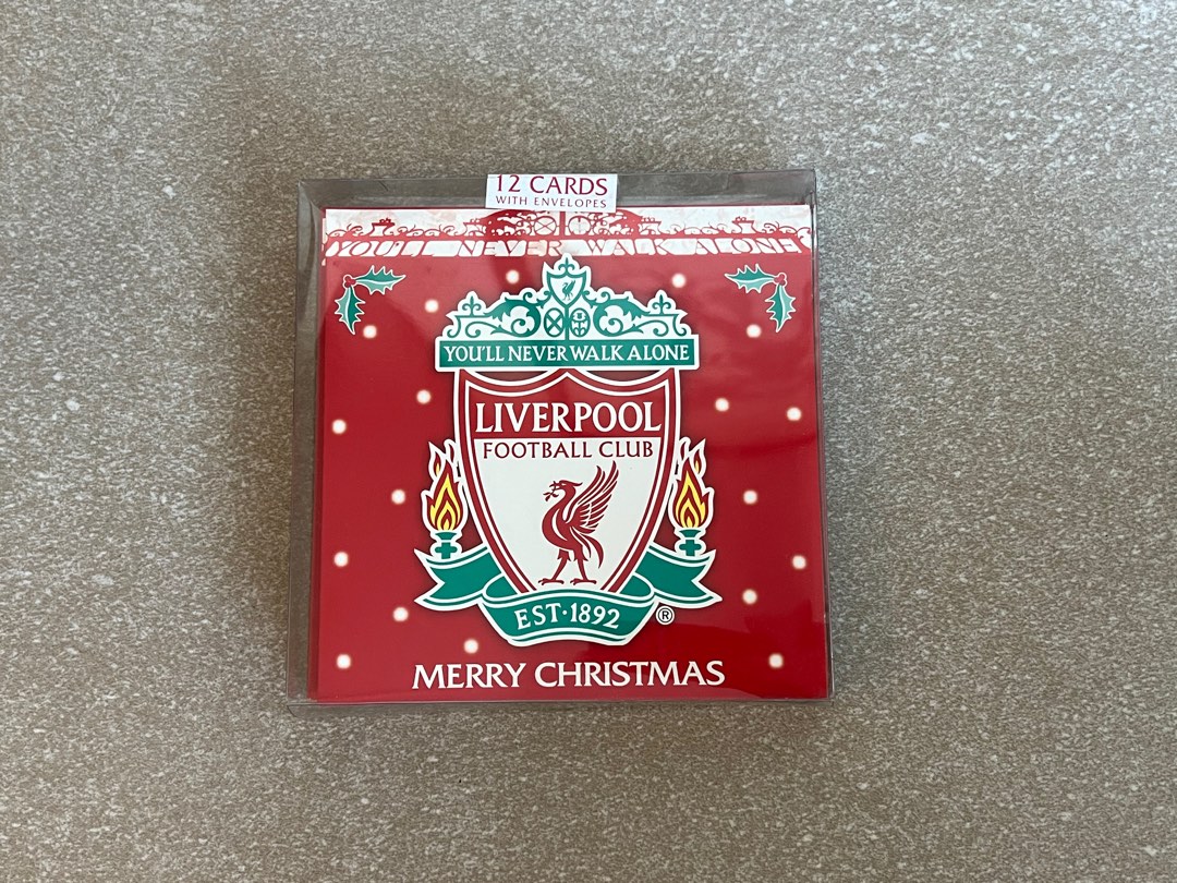 Liverpool Football Club Christmas Greeting Card, Hobbies & Toys ...