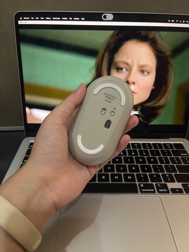 Logitech Mouse Pebble M350 Warna Sand, Elektronik, Komputer, Desktop di Carousell