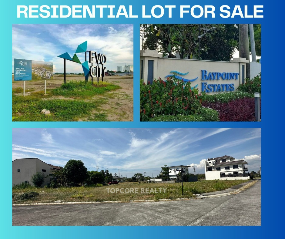Residential Lot For Sale in Cavite Baypoint Estates Evo City Kawit ...