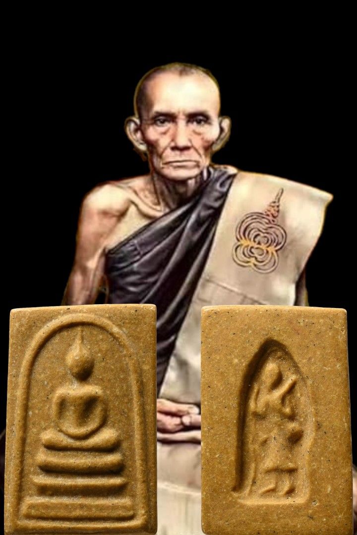 Lp Kuay Phra Somdej Back With Sivali R͎A͎R͎E͎‼️[ 帕崇迪，帕西瓦里 ](Wat ...