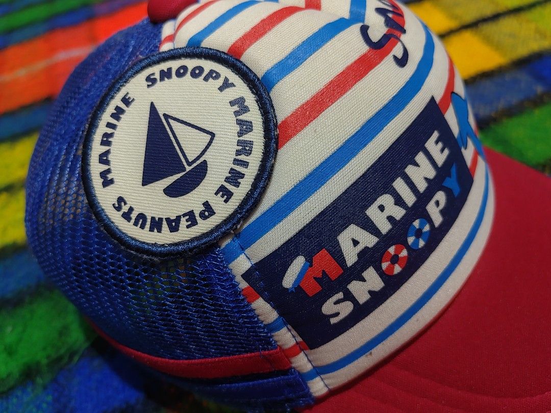 Marine Snoopy Universal Studios Japan Kids Trucker Cap, Babies & Kids ...