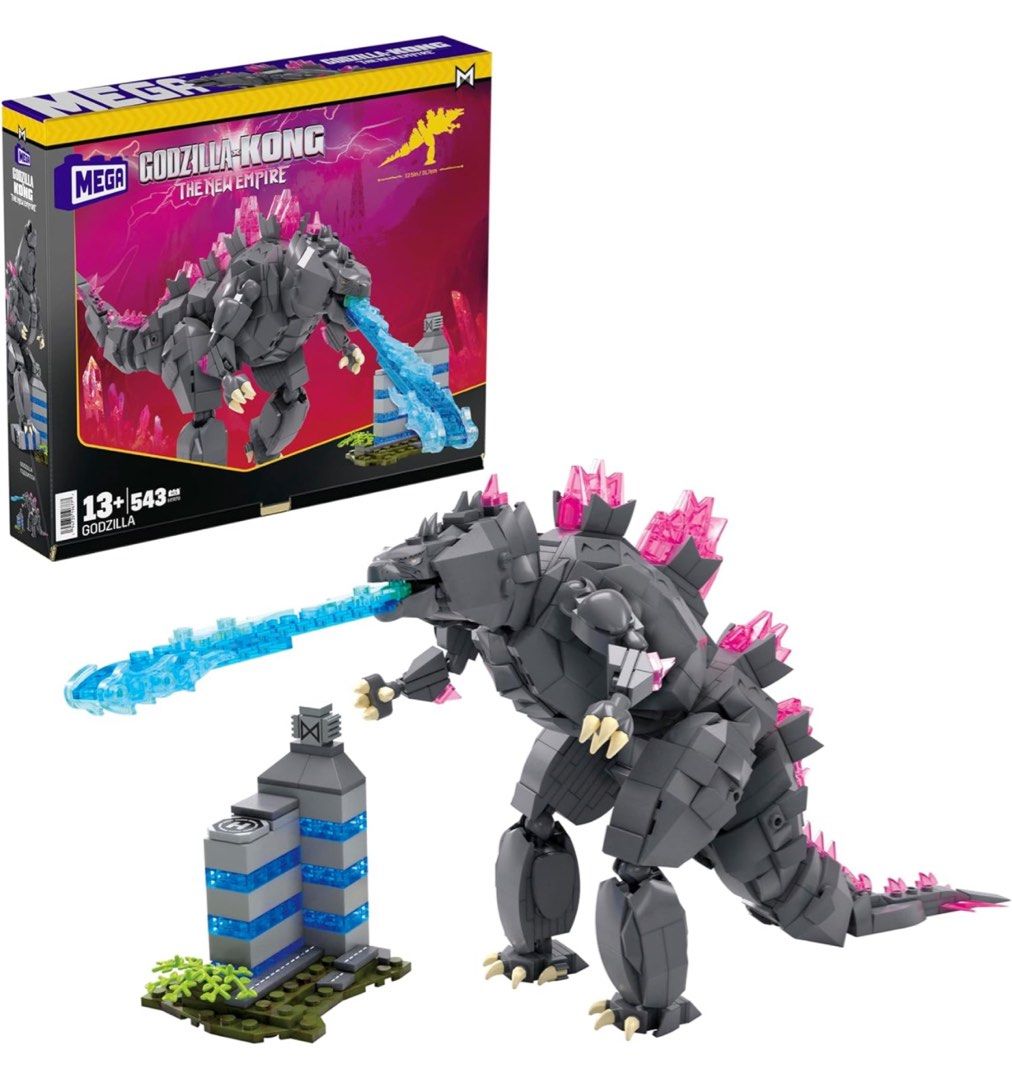 Mega Bloks Godzilla x Kong: The New Empire Building Set of 2, Hobbies ...