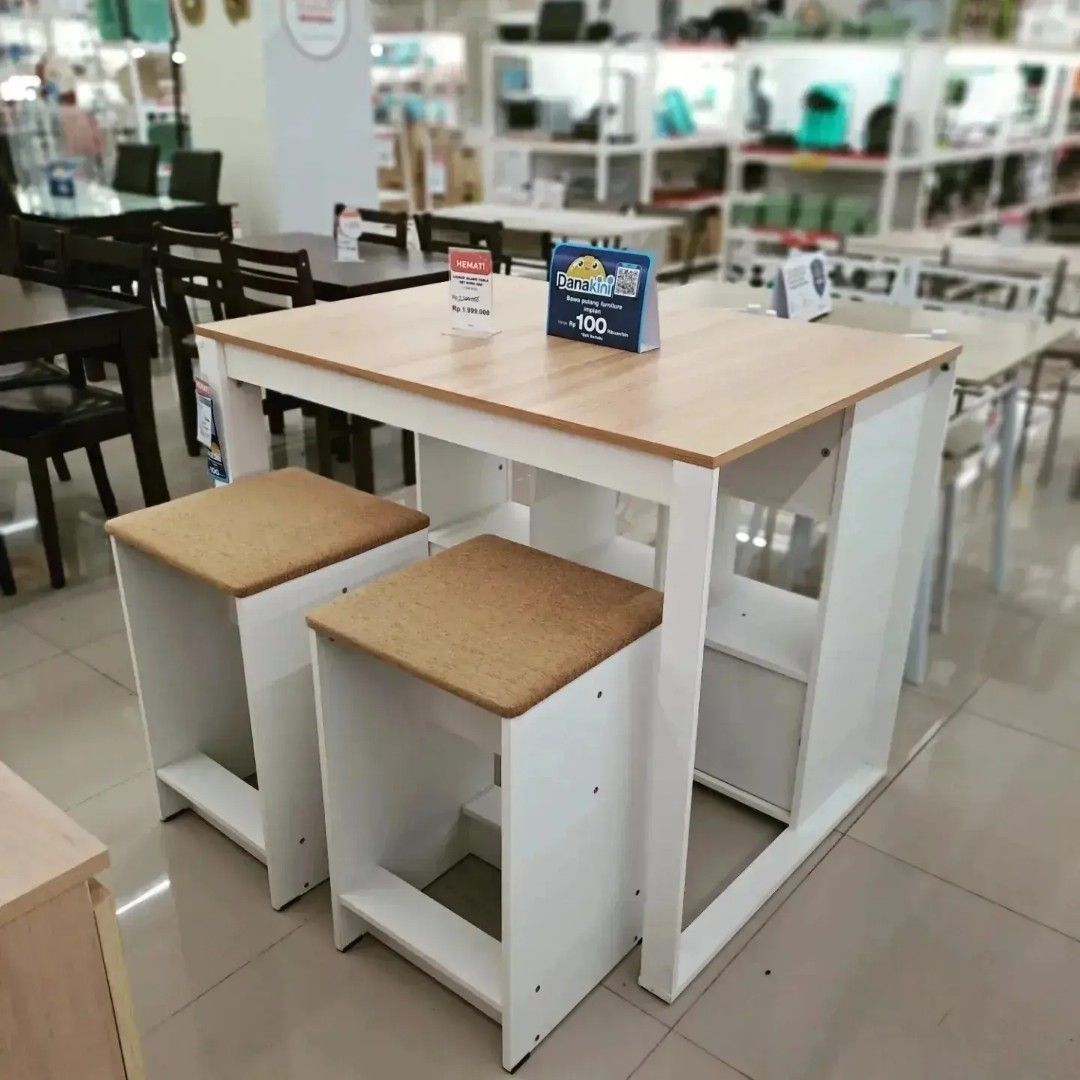 Meja makan kitchen island, Perabotan Rumah di Carousell