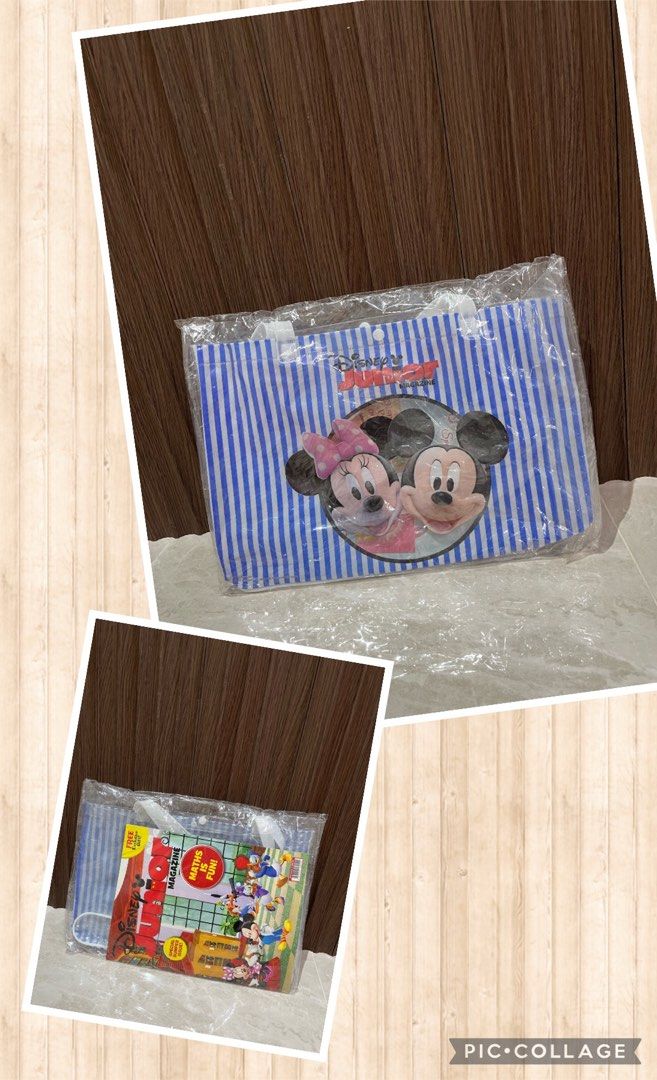 Mickey Mouse Tote Bag, Women's Fashion, Bags & Wallets, Tote Bags on ...