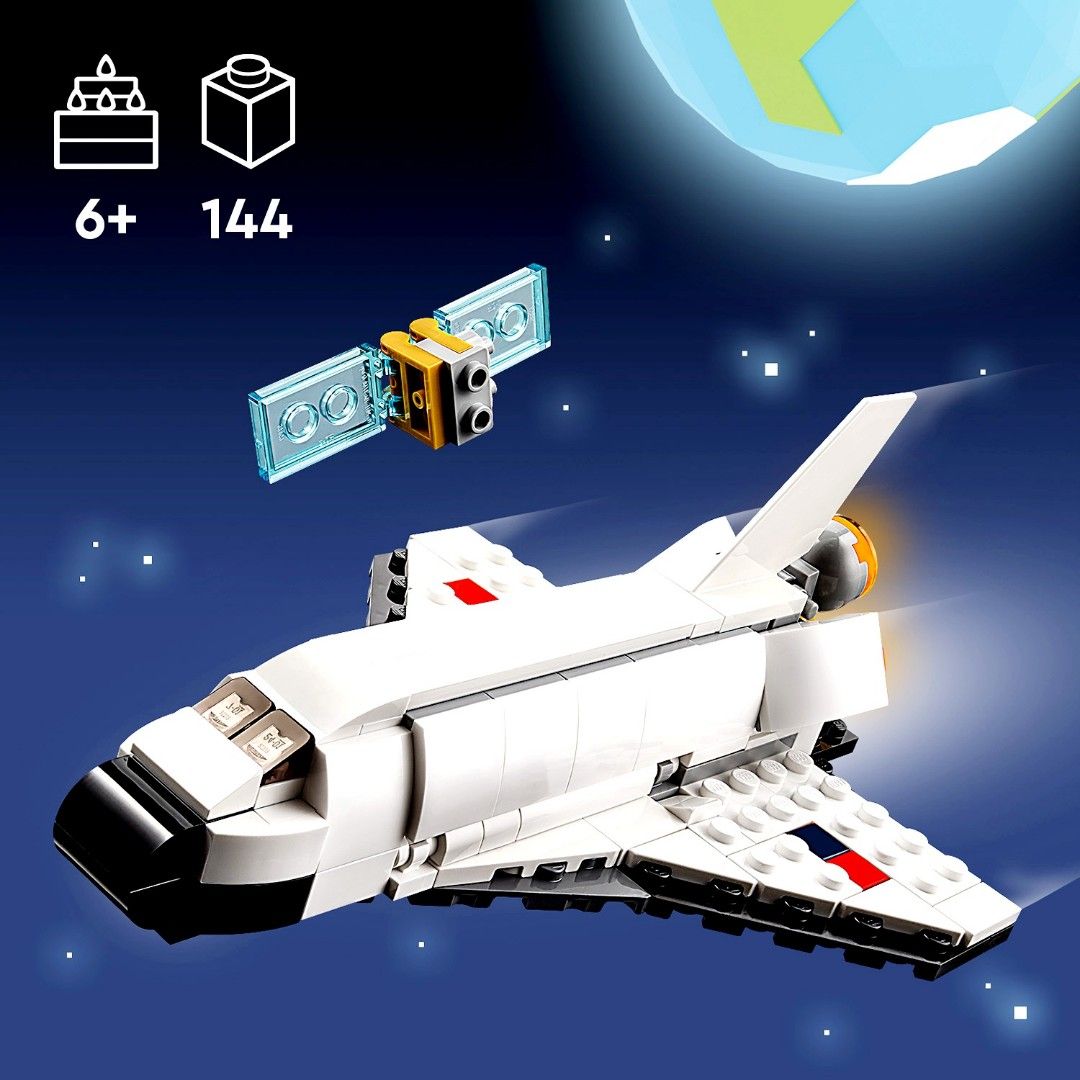 MISB 3-in-1 Creator Lego 31134 Space Shuttle ( 3in1 Space Playset ...