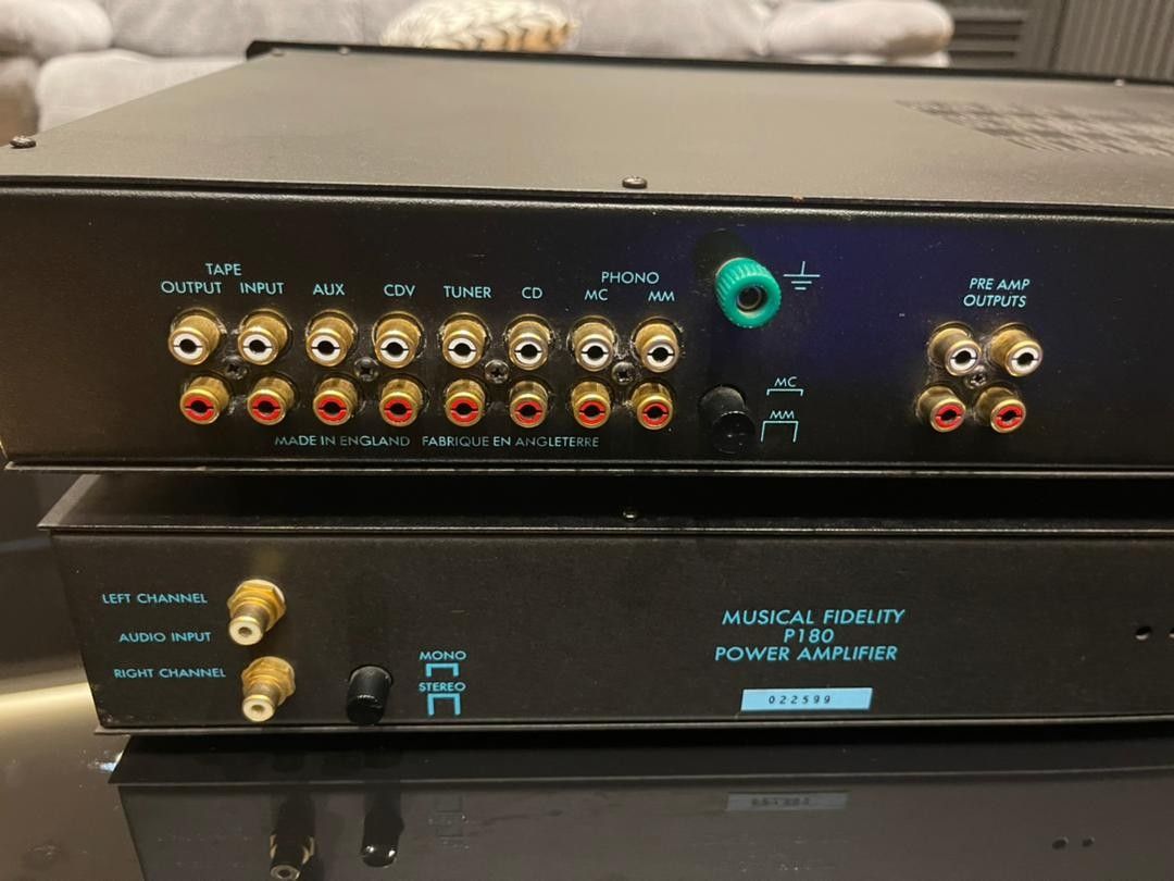 Musical Fidelity MX and P180 pre-power amplifier, Audio, Soundbars ...