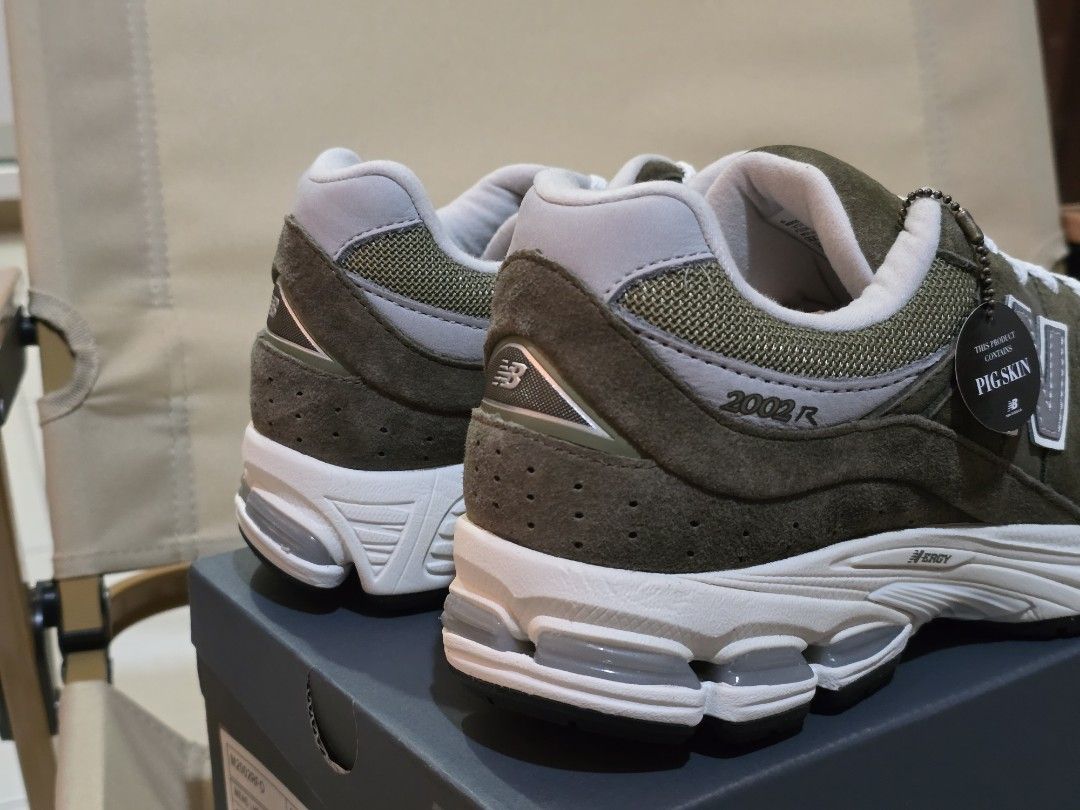 New Balance 2002R Olive/Dark Green, Men's Fashion, Footwear, Sneakers ...
