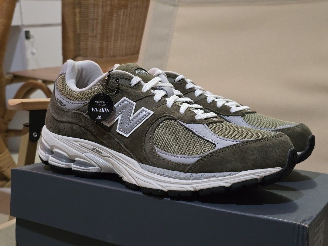 New Balance 2002R Olive/Dark Green, Men's Fashion, Footwear, Sneakers ...