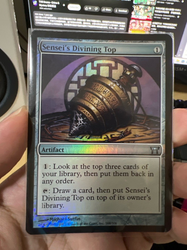 OG Foil Sensei’s Divining Top, Hobbies & Toys, Toys & Games on Carousell
