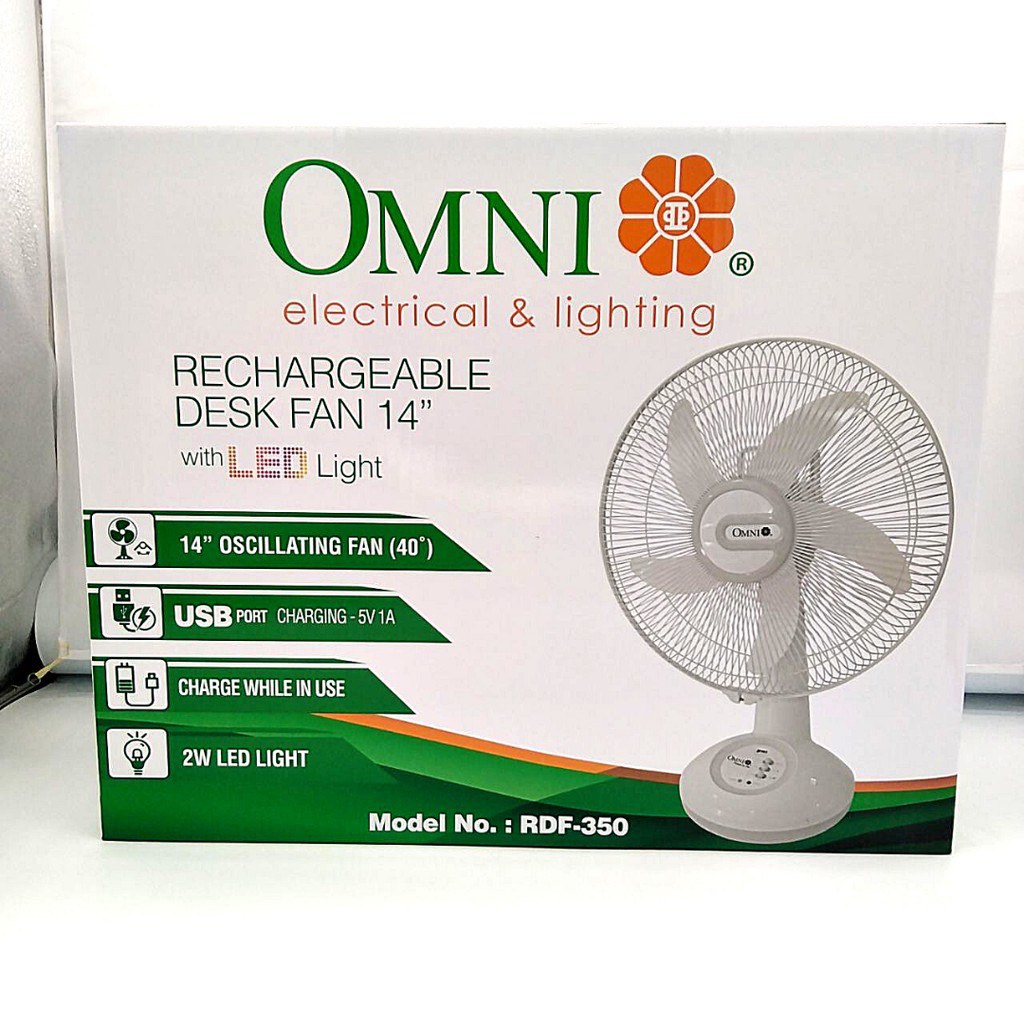 Omni Rechargeable Fan, Furniture & Home Living, Lighting & Fans, Fans ...