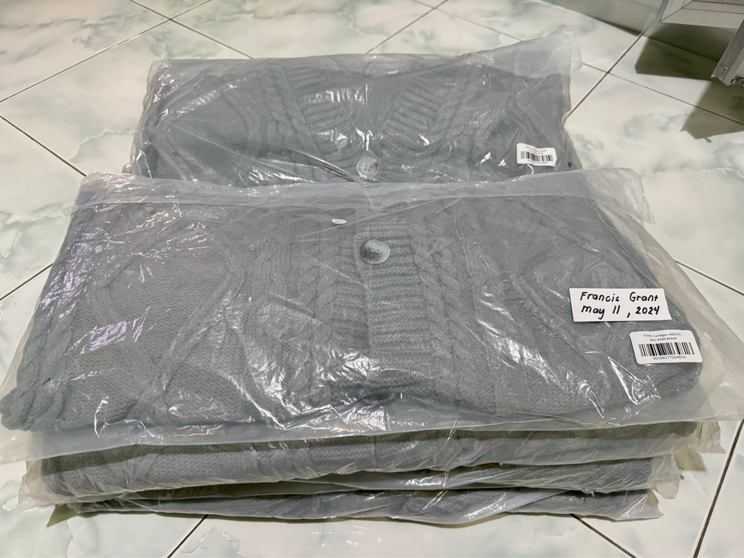 [ON HAND] The Tortured Poets Department Gray Cardigan TTPD Taylor Swift ...