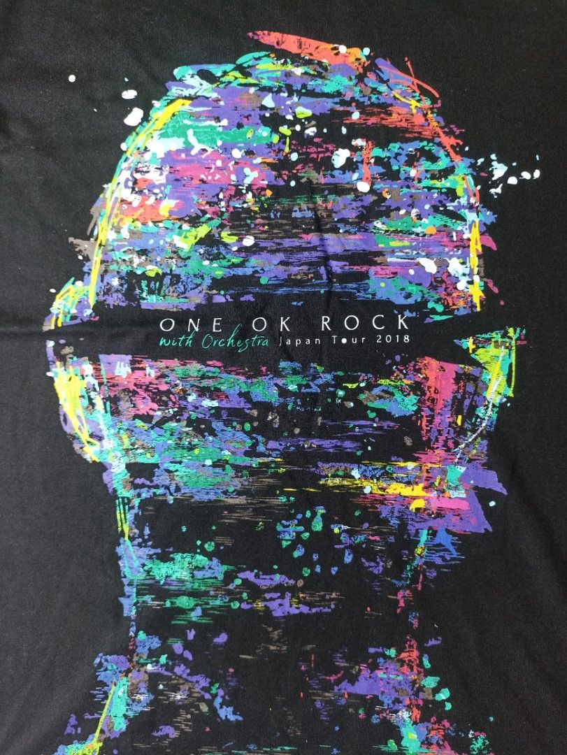 One Ok rock Tour with orchestra, Fesyen Pria, Pakaian , Atasan di Carousell