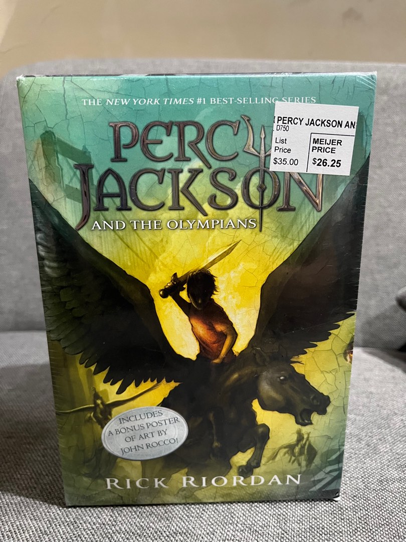 Percy Jackson Set by Rick Riordan, Hobbies & Toys, Books & Magazines ...