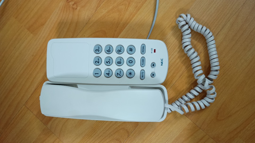 Phone NEC AT-40 TEL(M) Corded Landline Phone, Furniture & Home Living ...