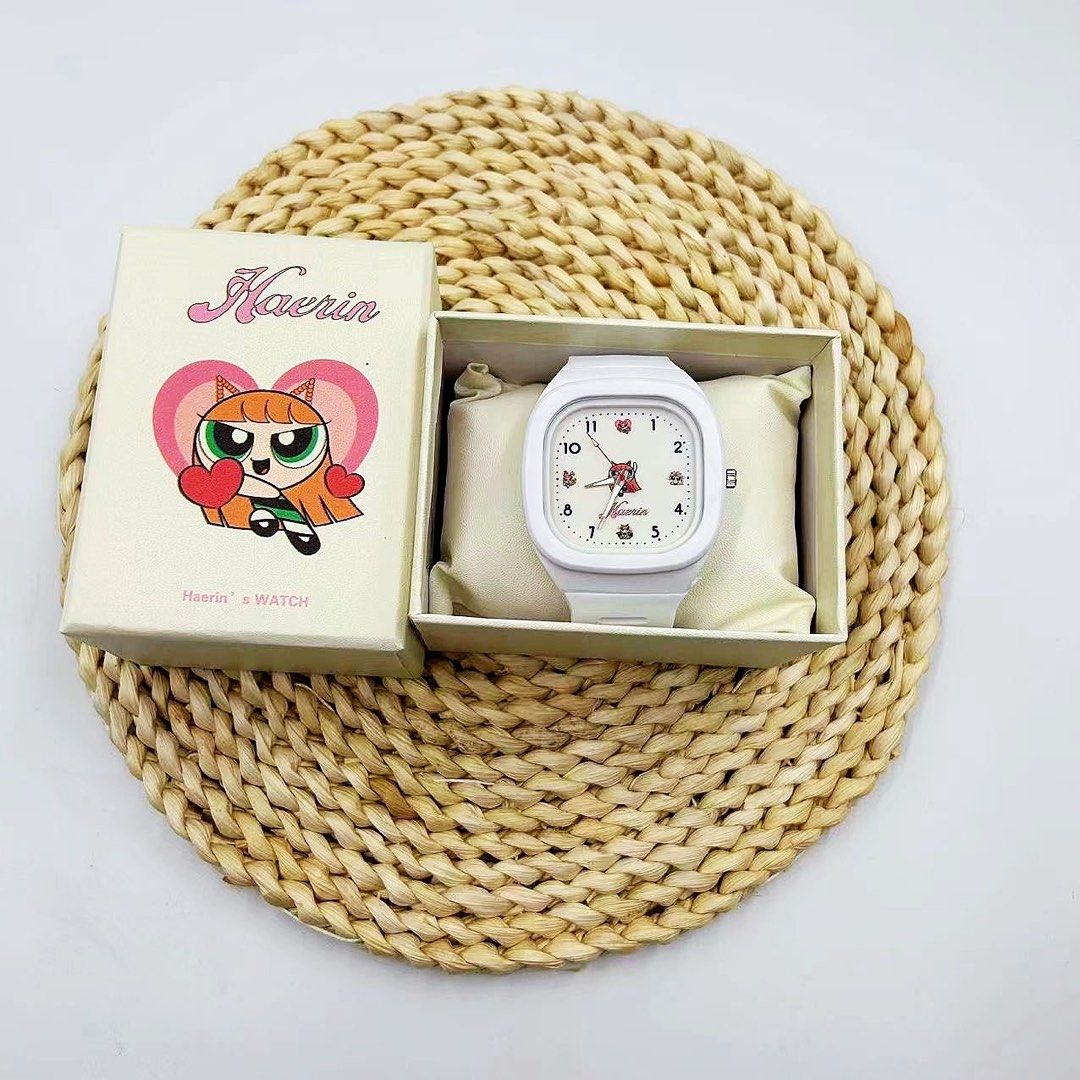 Pre order: Newjean co-branded The Powerpuff Girls co-branded watch ...