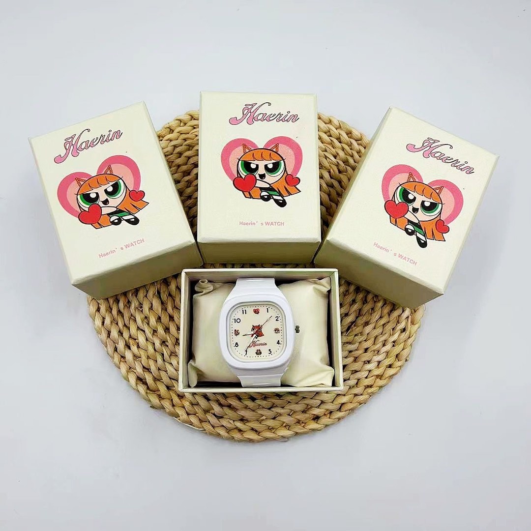 Pre order: Newjean co-branded The Powerpuff Girls co-branded watch ...