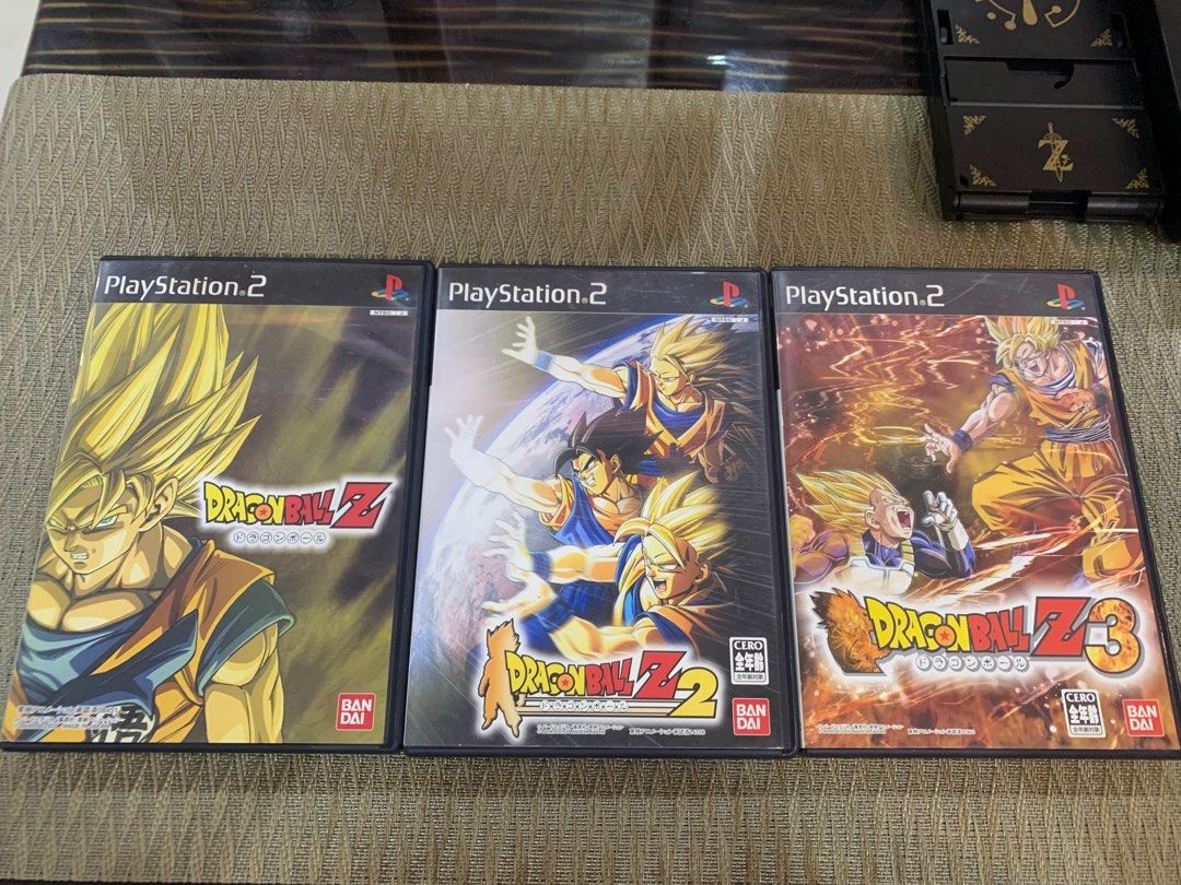 PS2 Dragon Ball Z1 Z2 Z3 Lot 3 Playstation 2 Bandai NTSC-J Game Japan, Video Gaming, Video Games ...
