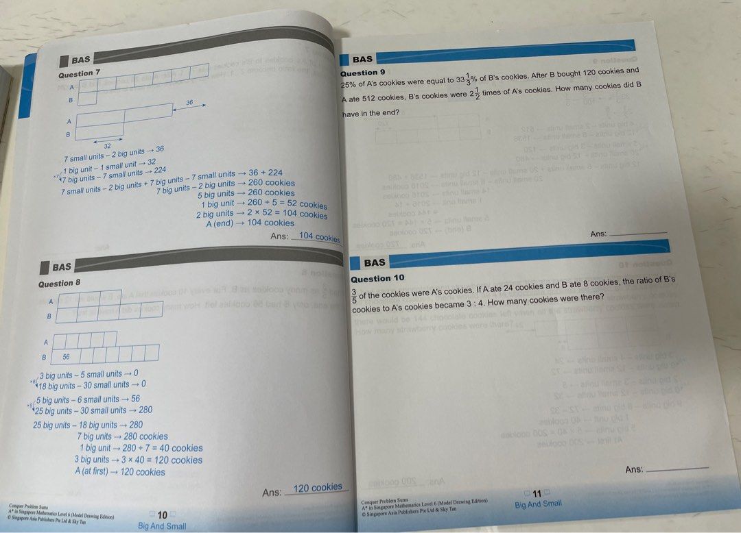 PSLE MATHS PROBLEM SUMS Model Drawing Edition 6 easy-to-remember ...