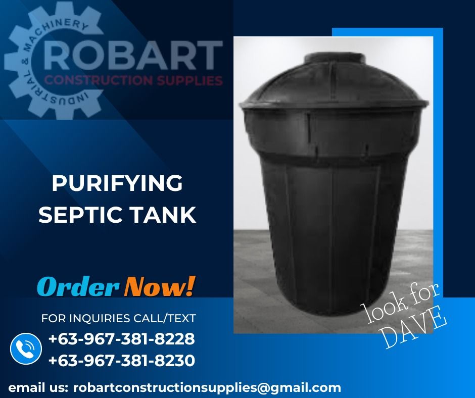 PURIFYING SEPTIC TANK, Commercial & Industrial, Construction Tools ...