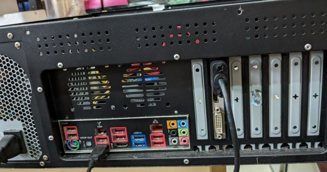 Rackmount CPU Casing with PSU, Motherboard, CPU, Graphics Card ...