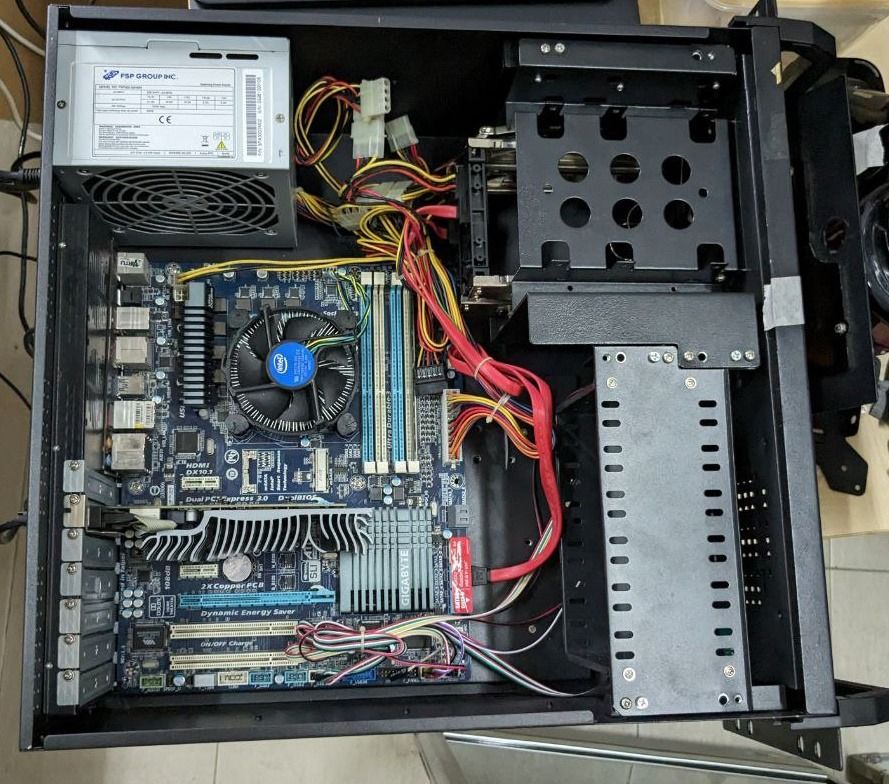 Rackmount CPU Casing with PSU, Motherboard, CPU, Graphics Card ...