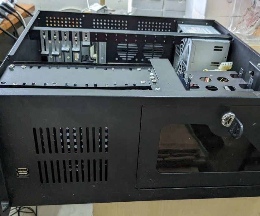 Rackmount CPU Casing with PSU, Motherboard, CPU, Graphics Card ...
