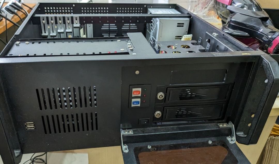 Rackmount CPU Casing with PSU, Motherboard, CPU, Graphics Card ...