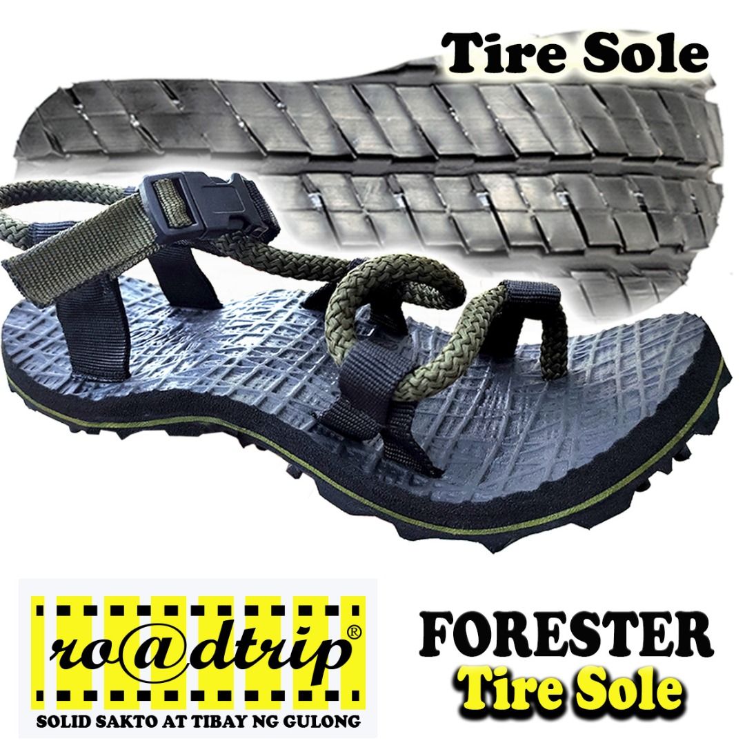 Roadtrip Forester - Marikina made heavy duty tire sole sandals, Hand ...